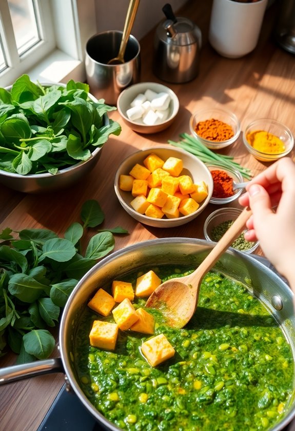 How to Make Delicious Saag Tofu - Tofu Curious